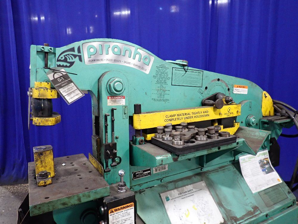 Used Piranha Piranha P50 Ironworker | HGR Industrial Surplus