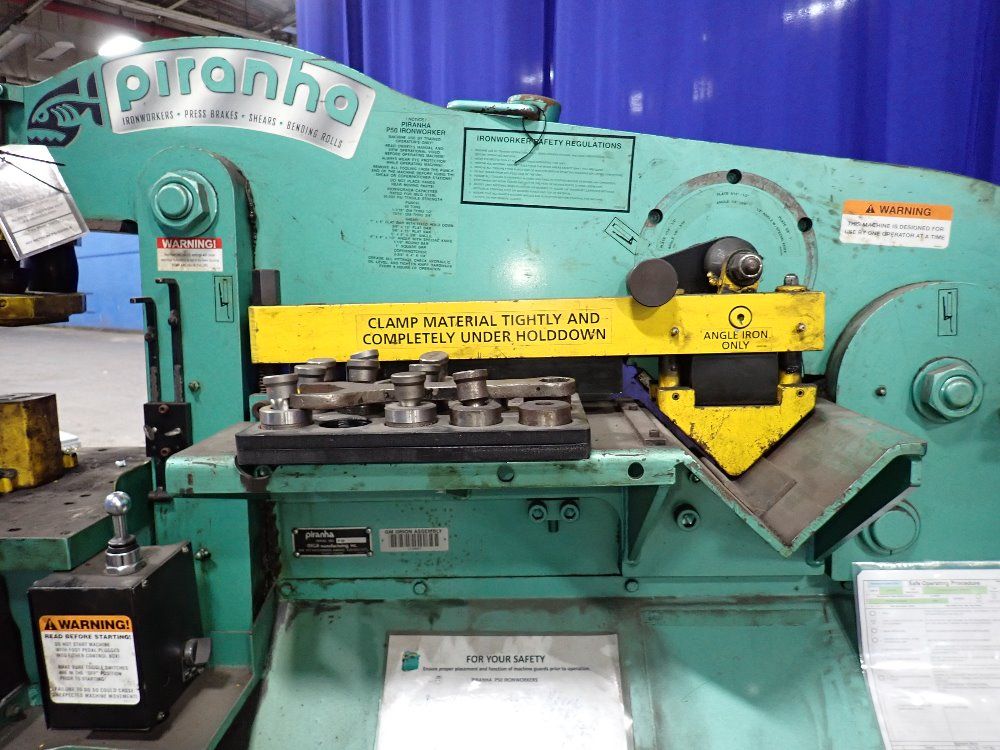 Used Piranha Piranha P50 Ironworker | HGR Industrial Surplus