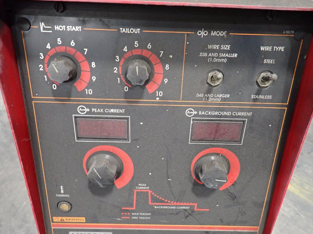 Used Lincoln Electric Multi-process Welder With Stt-10 Wird Drive...