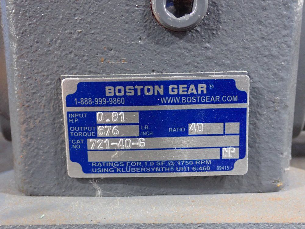 Used Boston Gear Gear Reducer | HGR Industrial Surplus