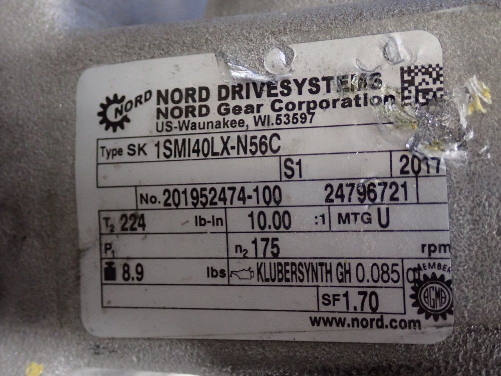Used Nord Gear Drive | HGR Industrial Surplus