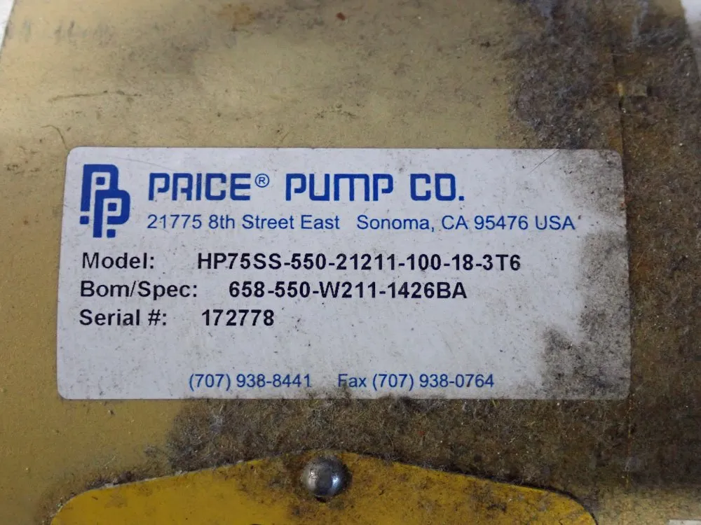 Used Baldor Reliance / Prince Pump Pump | HGR Industrial Surplus