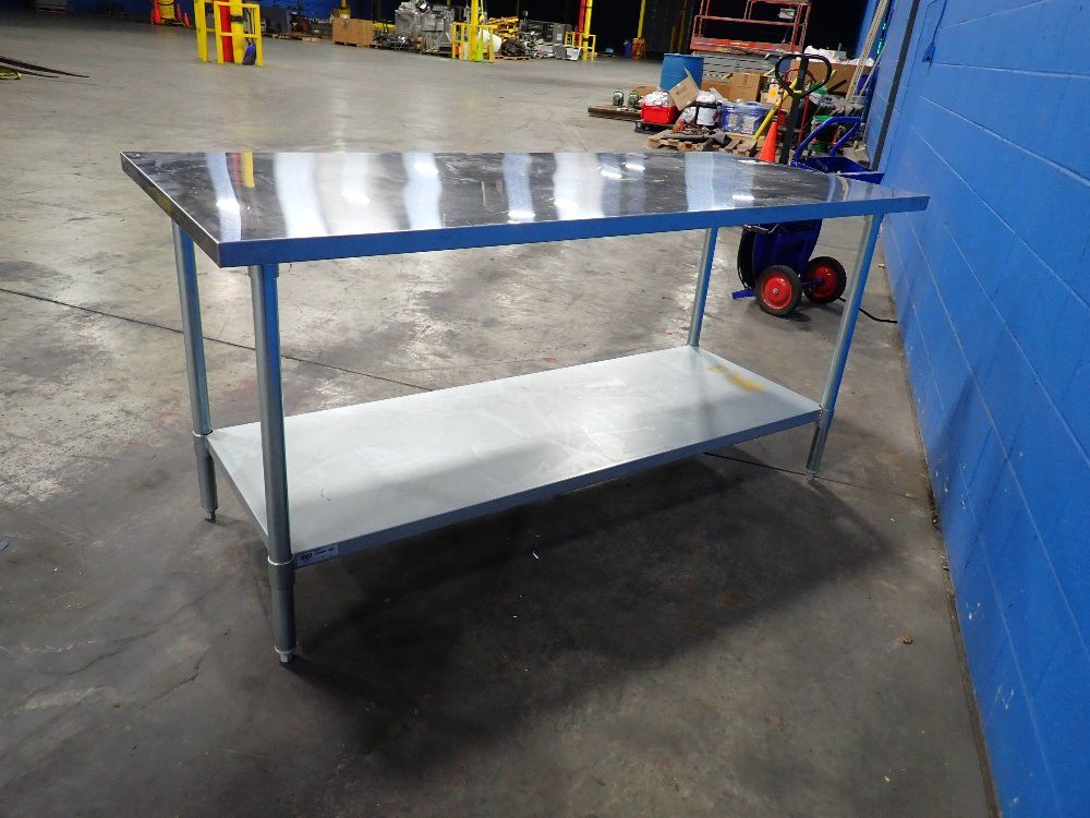 Used Uline Steel Table | HGR Industrial Surplus