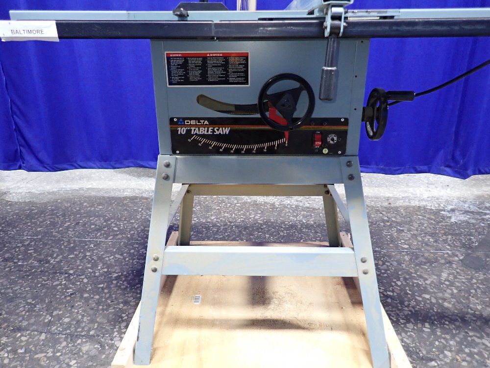 Used Delta Table Saw | HGR Industrial Surplus