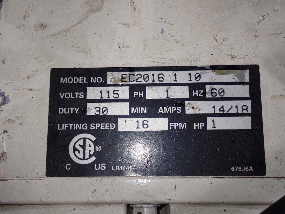 Used Coffing Chain Hoist | HGR Industrial Surplus
