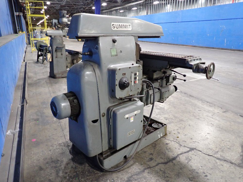 Used Summit Summit 3uh Horizontal Mill | HGR Industrial Surplus