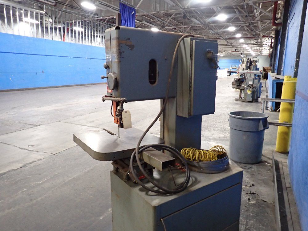 Used Grob 1980 Grob 4v-18 Vertical Band Saw | HGR Industrial Surplus