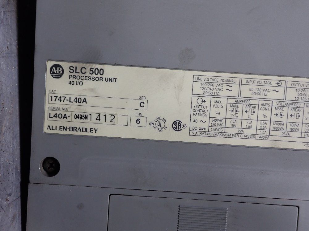 Used Allen Bradley Programmable Controller/plc | HGR Industrial Surplus