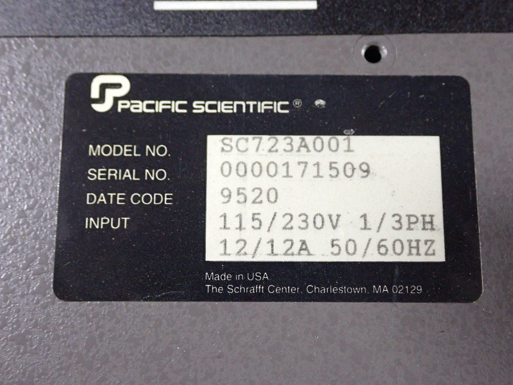 Used Pacific Scientific Motor Control | HGR Industrial Surplus