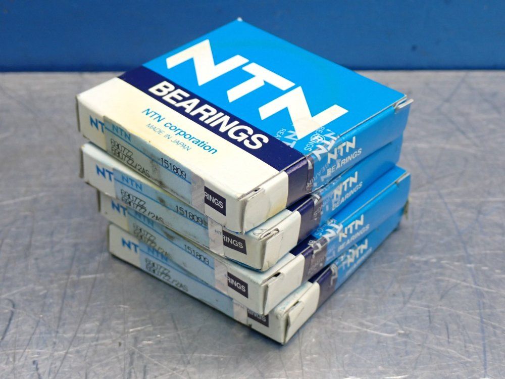 Used Ntn Bearings Single Row Deep Groove Ball Bearing, 4pcs | HGR*24