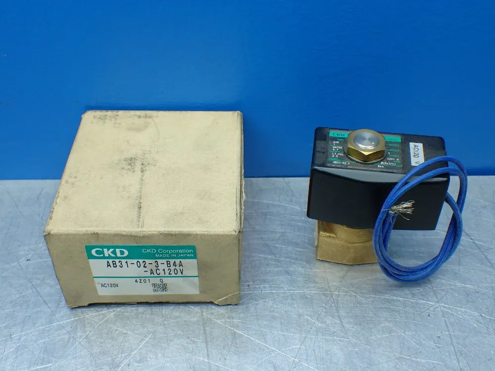 Ckd Solenoid Valve. - Ab31-02-3-b4a-ac120v | HGR*24