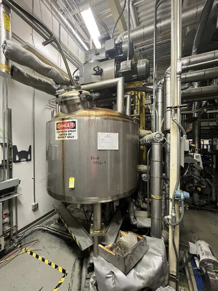 Used 650 Gal Sfi Twin Motion Kettle, 304 S/s, 15/150# | HGR*24