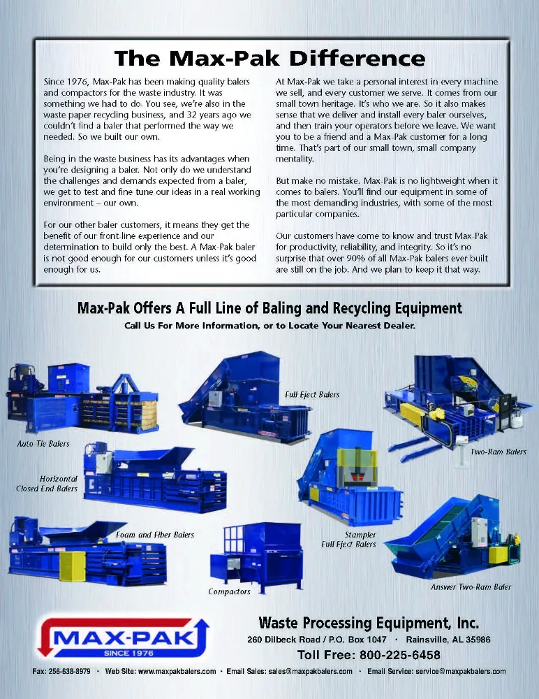 Used Max Pak 2023 Max-pak Mp60hd-15 Vertical Baler Brand New | HGR...