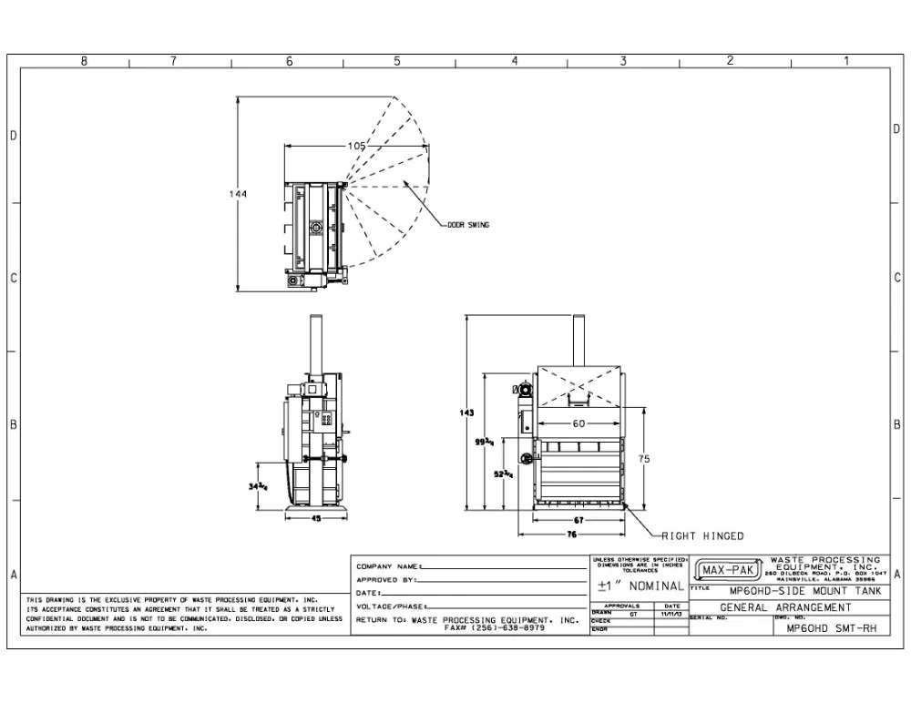 Used Max Pak 2023 Max-pak Mp60hd-15 Vertical Baler Brand New | HGR...