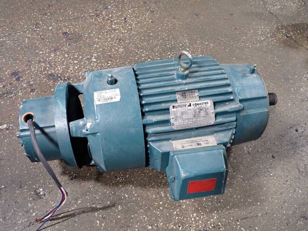 Used Reliance Electric 7.5 Hp Motor With Dodge Motor Brake | HGR ...