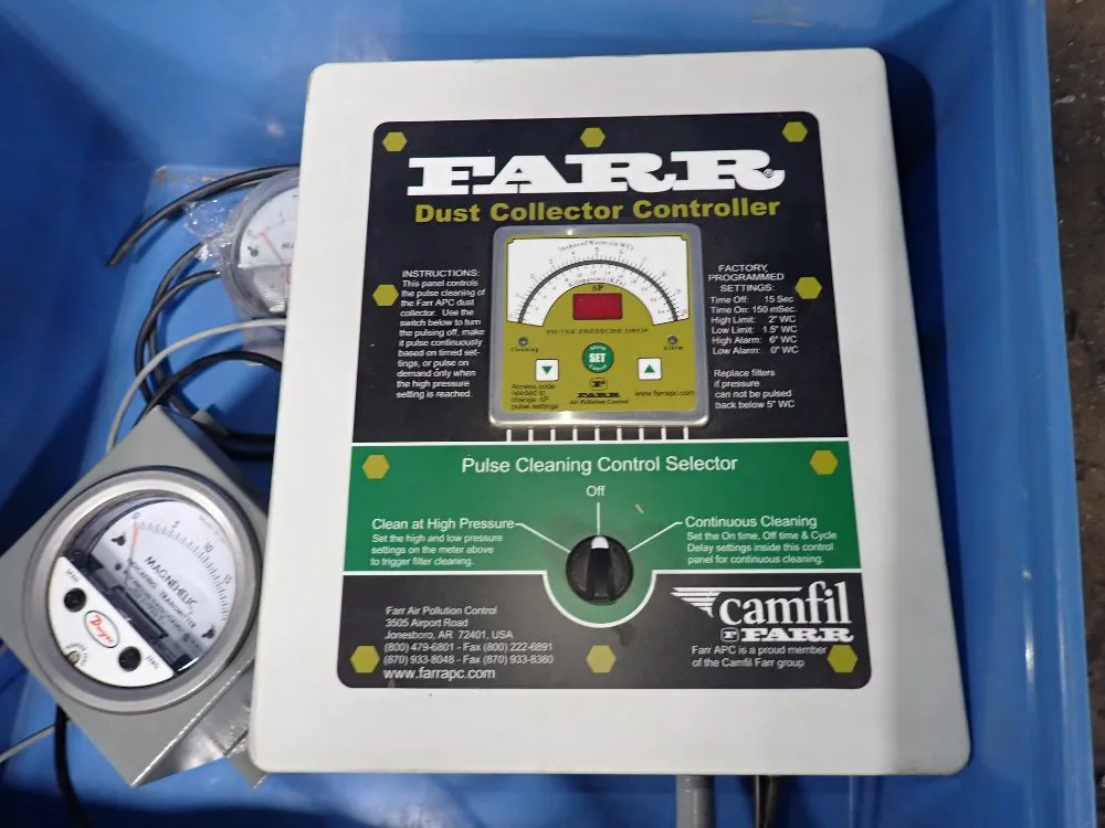 Used Farr Dust Collector Control | HGR Industrial Surplus