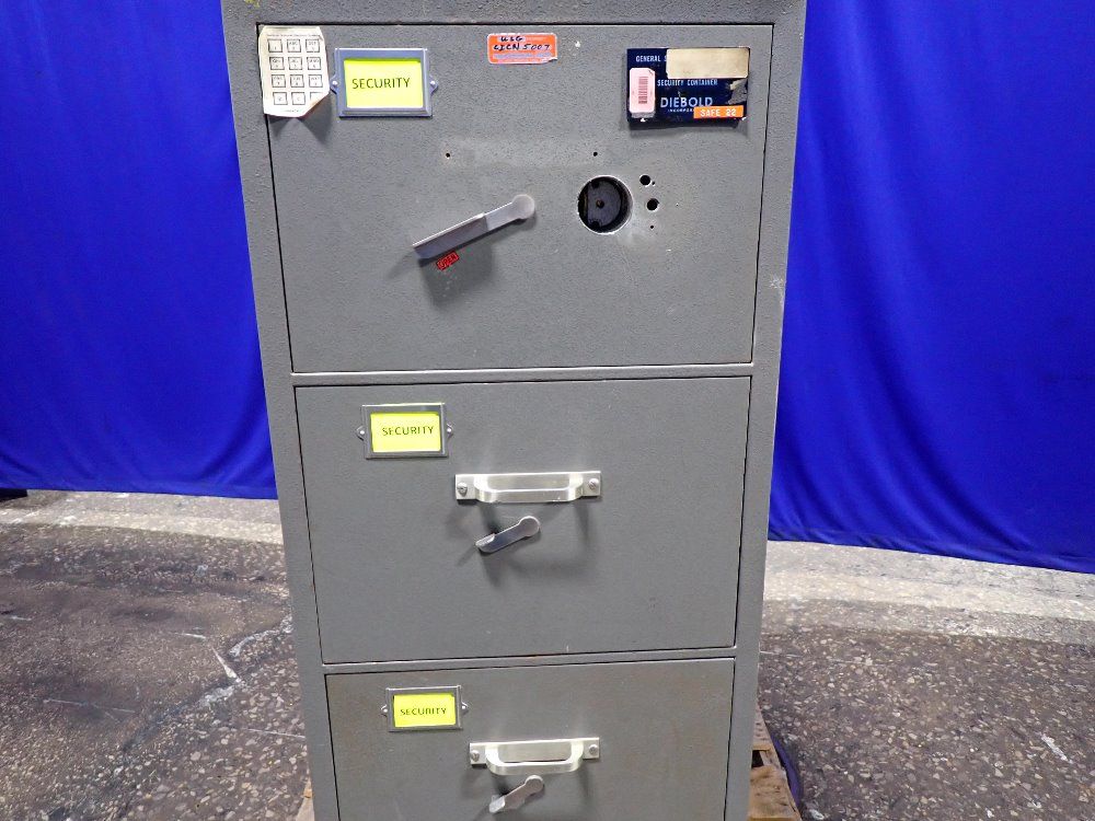Used Diebold Fire Proof File Cabinet | HGR Industrial Surplus