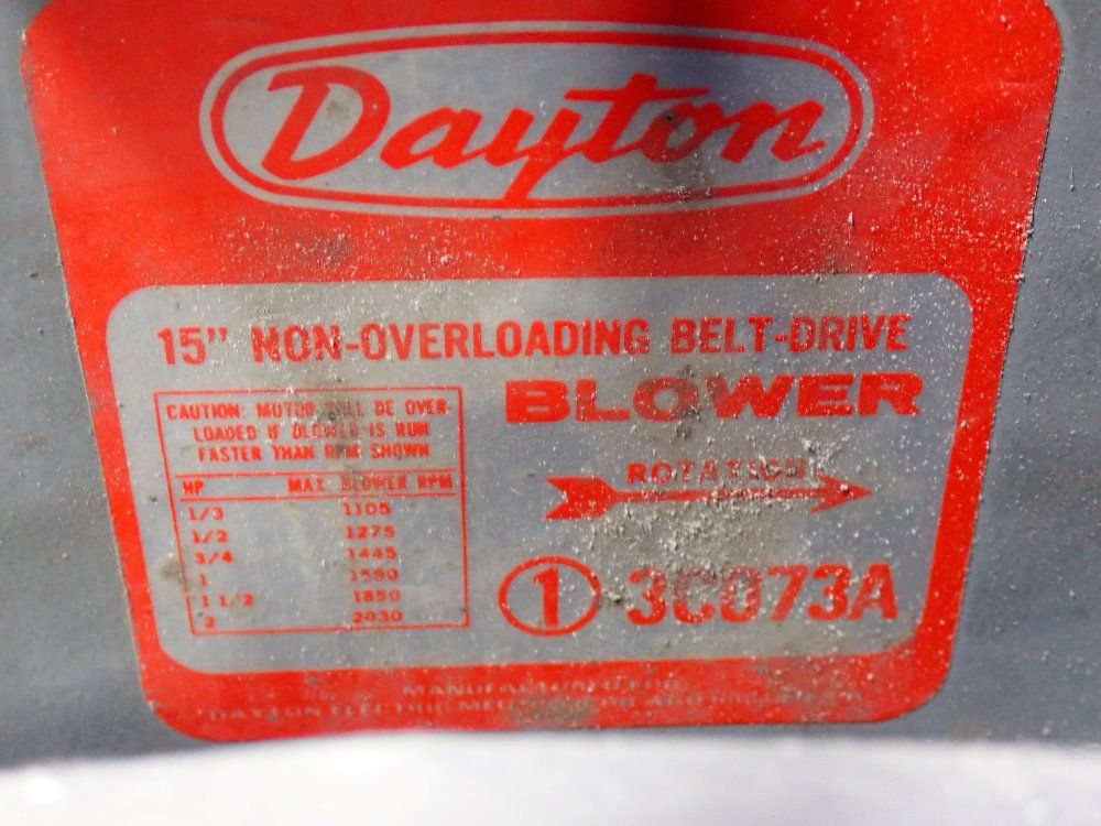 Used Dayton Blower | HGR Industrial Surplus