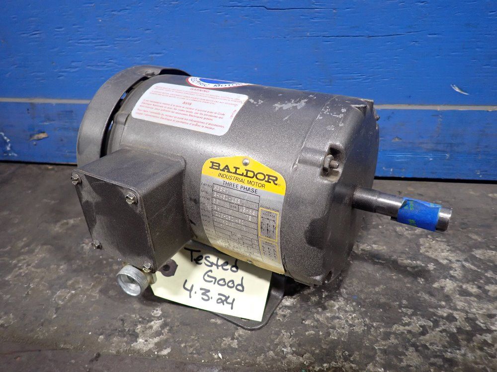Used Baldor 3/4 Hp Motor | HGR Industrial Surplus
