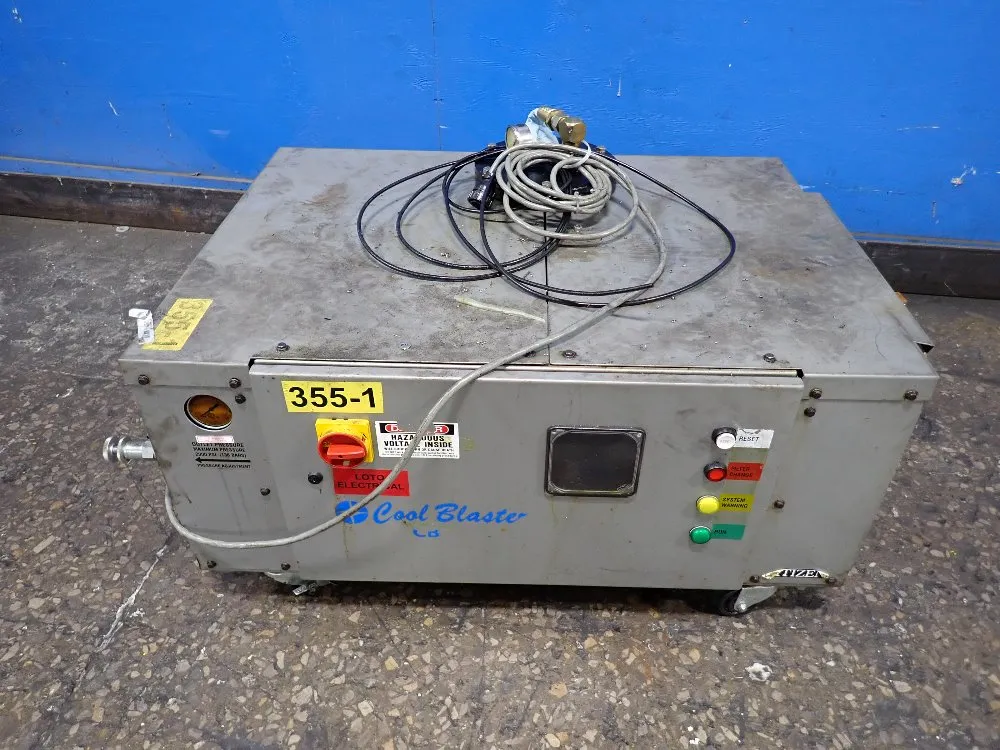 Used Cool Blaster Cool Blaster Cb510 High Pressure Coolant System...