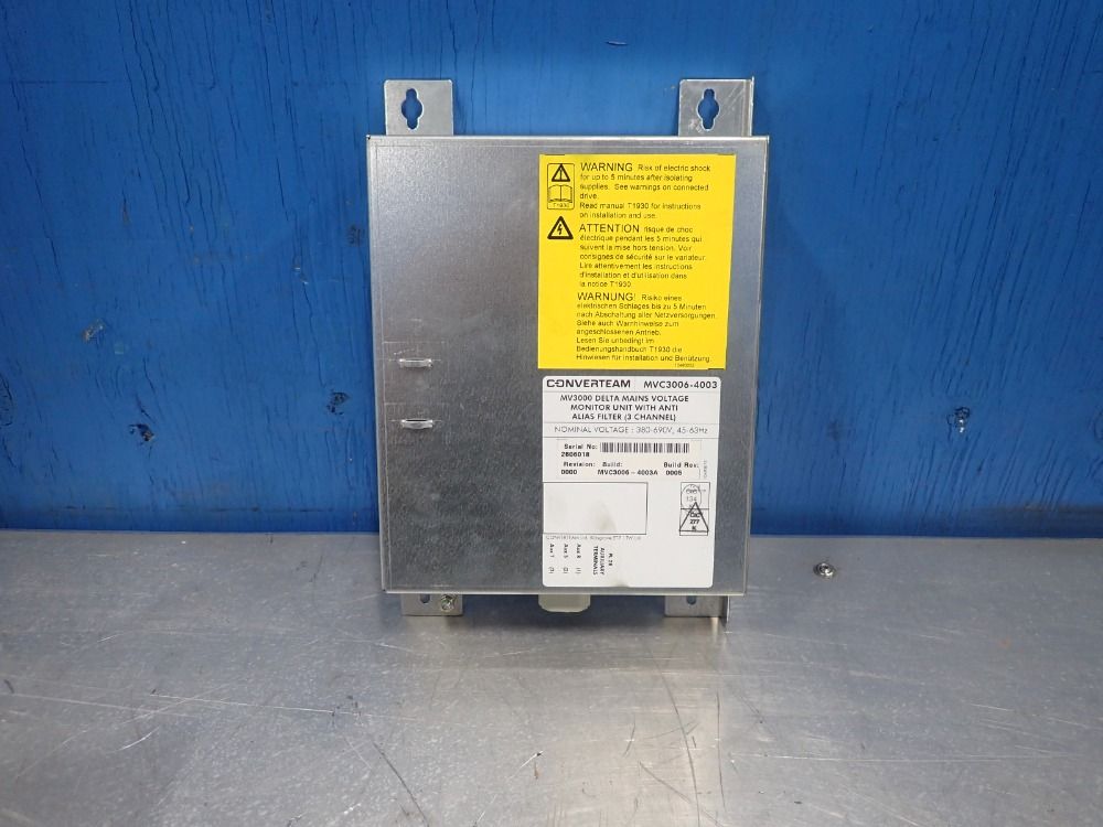 Used Converteam Voltage Monitor | HGR Industrial Surplus