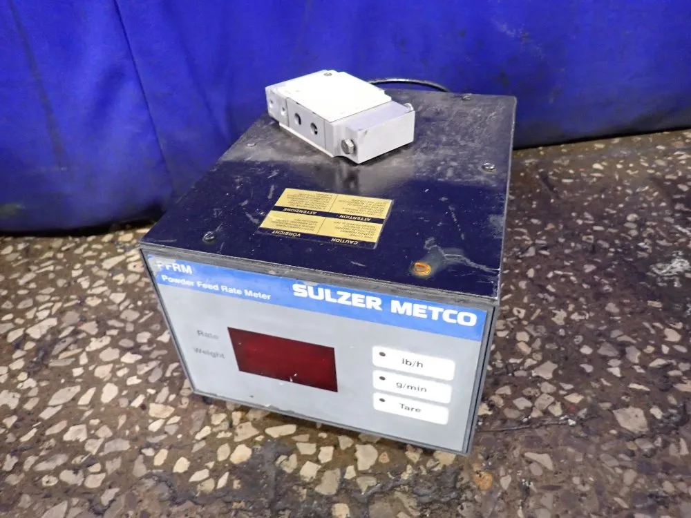 Used Sulzer Metco Powder Feed Rate Meter | HGR Industrial Surplus