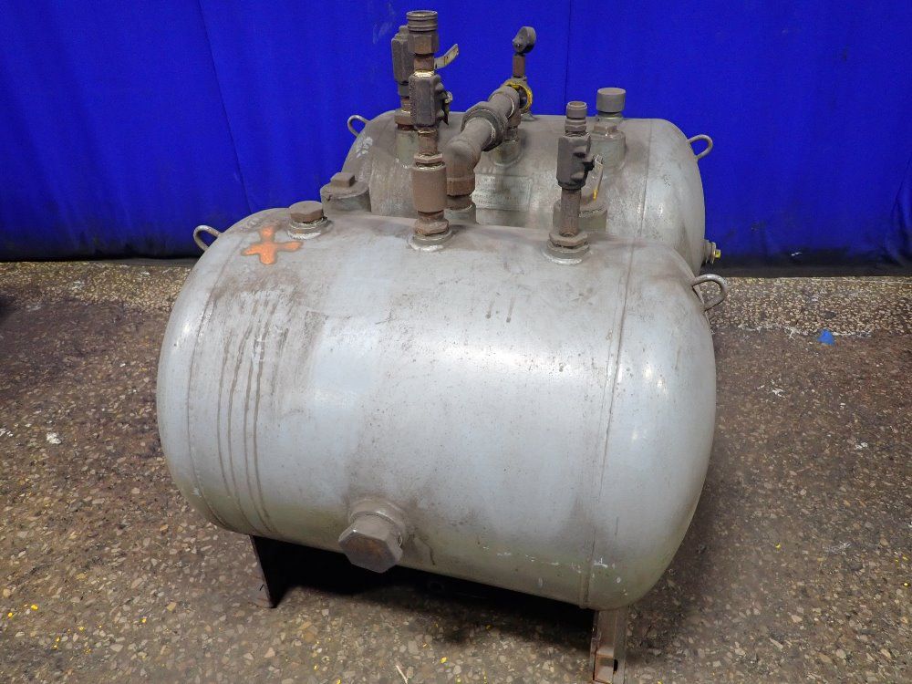 Used Dual Compressed Air Tanks | HGR Industrial Surplus