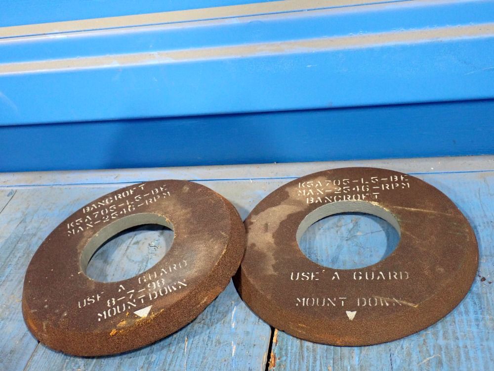Used Bancroft 12" Grinding Wheels | HGR Industrial Surplus