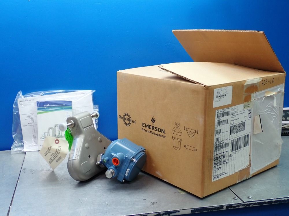 Used Emerson Micro Motion Mass Flow Sensor With Product Documentation...