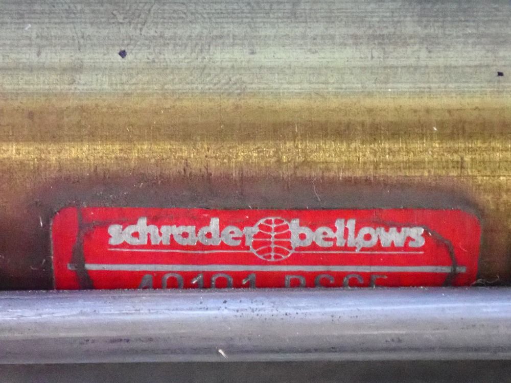 Used Schrader Bellows Pneumatic Cylinder | HGR Industrial Surplus