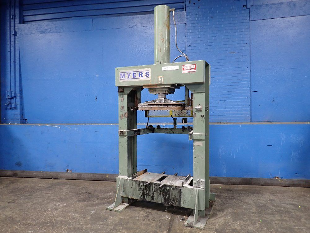 Used Myers Hydraulic Ram Discharge Press | HGR Industrial Surplus