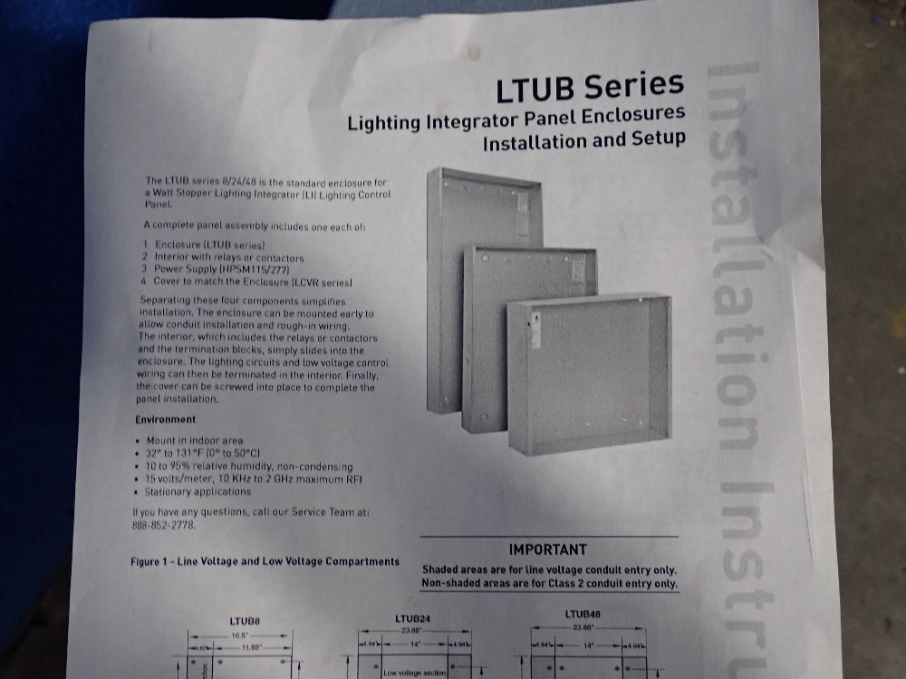 Used Watt Stopper Lighting Control Panel Enclosure | HGR Industrial...