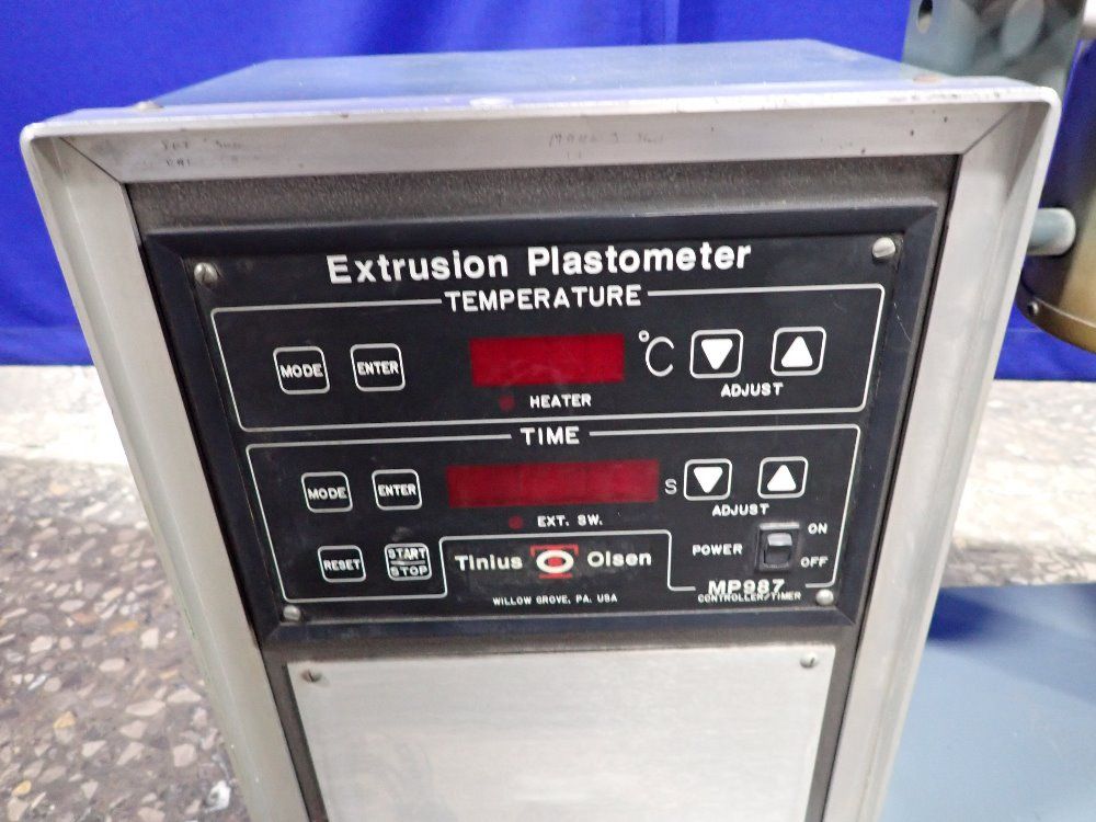 Used Extrusion Plastometer | HGR Industrial Surplus