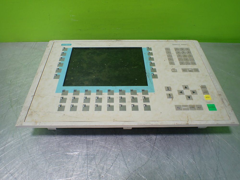 Used Siemens Siemens 6av6542-0cc10-0ax0 Panel Op270 Key-10 Cstn Operator...
