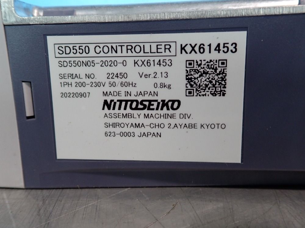 Nitto Seiko Controller - Sd550 | HGR*24