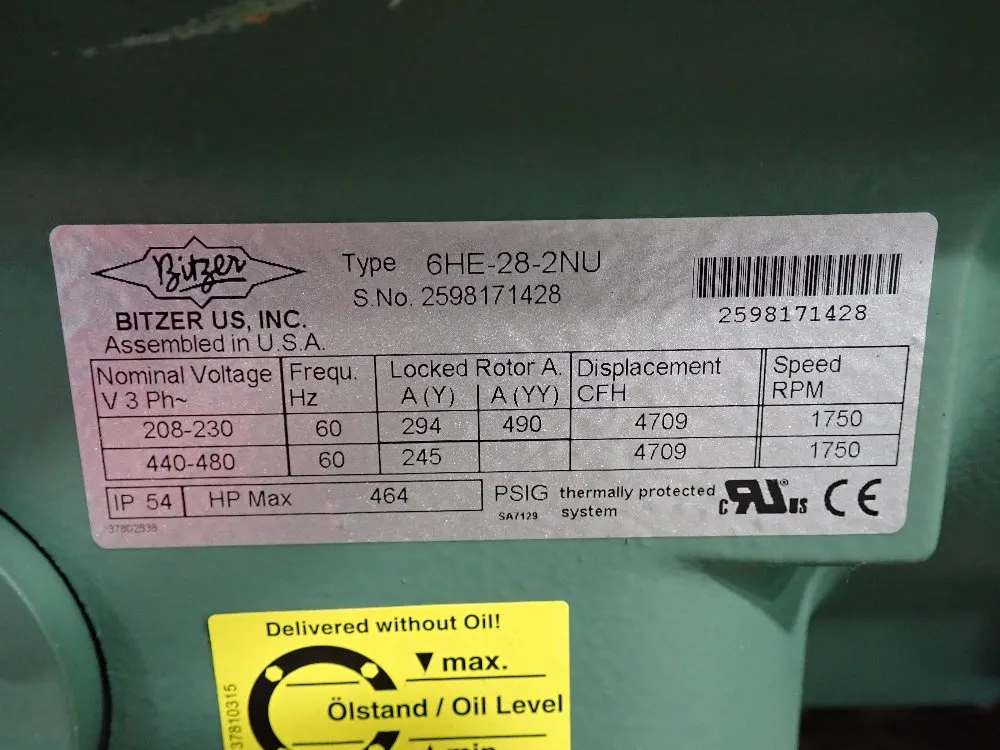 Used Bitzer Compressor | HGR Industrial Surplus