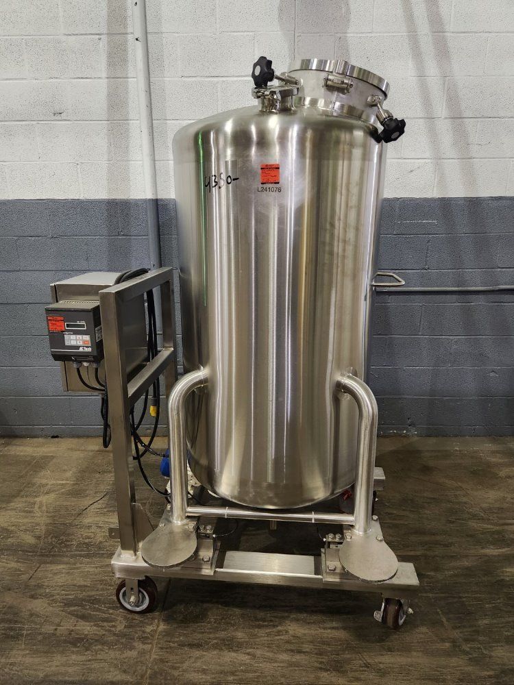 Used 125 Gal Mix Tank, S/s | HGR Industrial Surplus