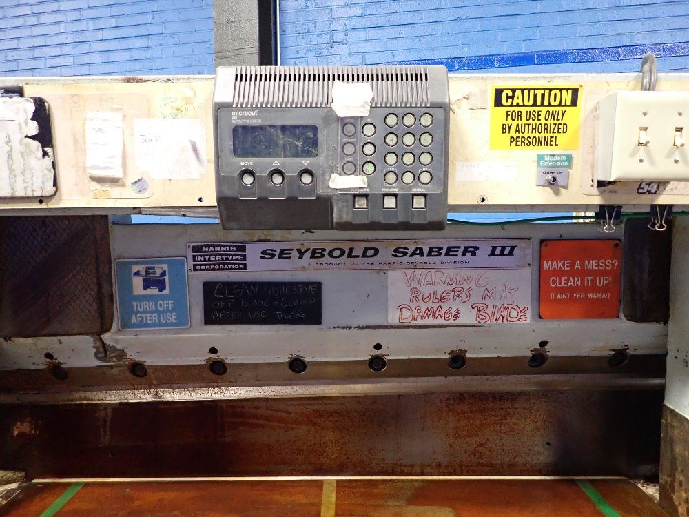Used Seybold Paper Shear | HGR Industrial Surplus