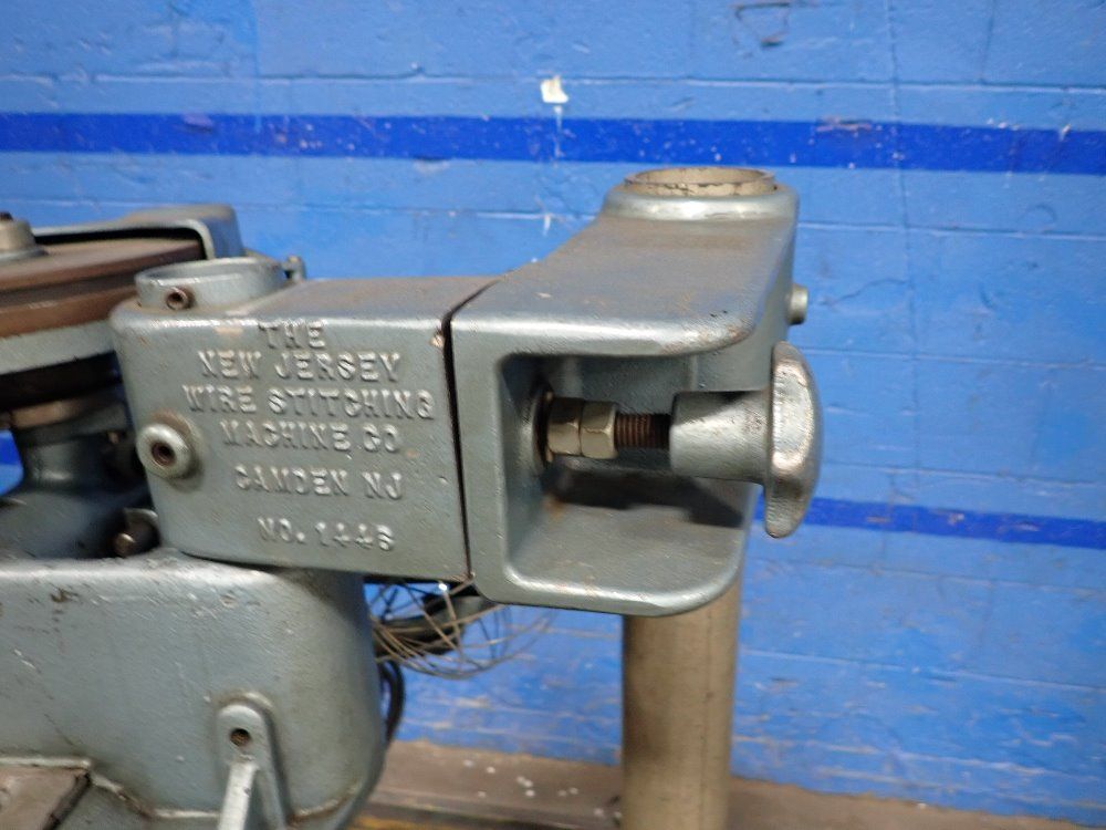 Used The New Jersey Wire Stitching Machiner | HGR Industrial Surplus