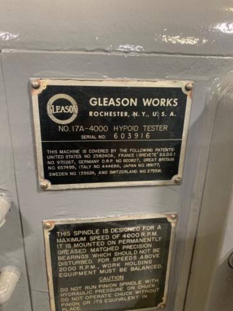 Used Gleason Hypoid Bevel Gear Testing Machine | HGR Industrial Surplus
