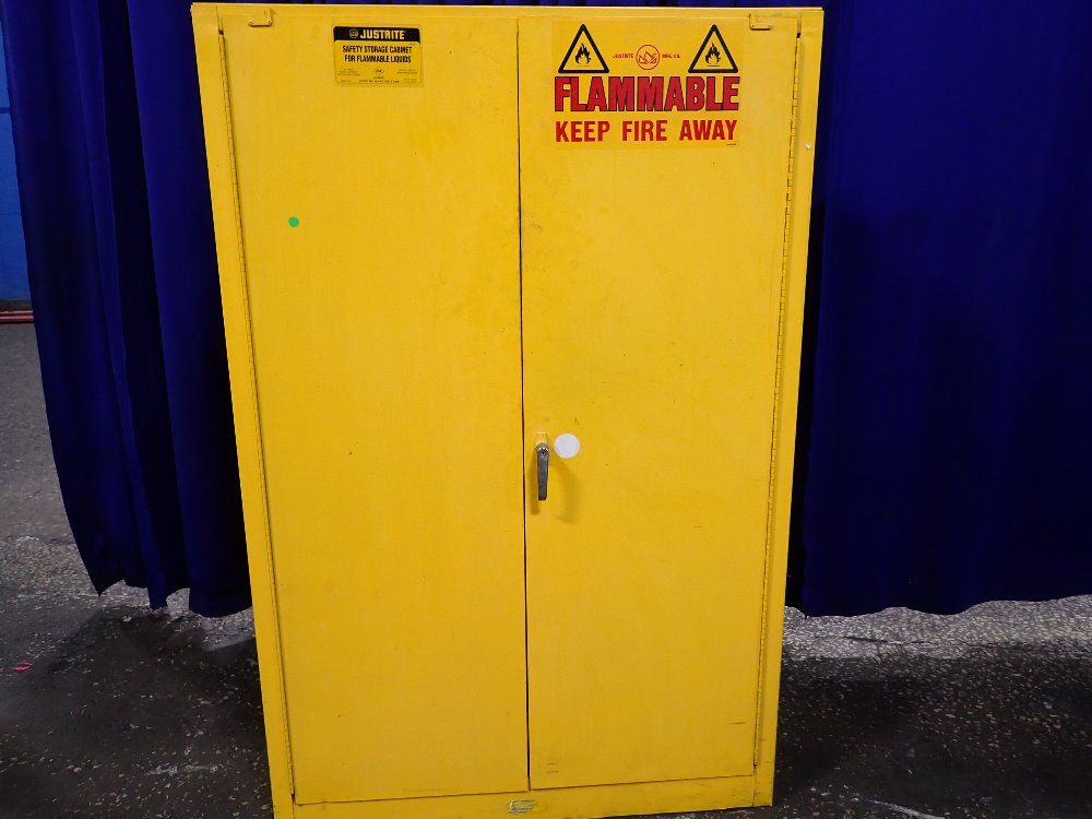 Used Justrite Flammable Cabinet | HGR Industrial Surplus