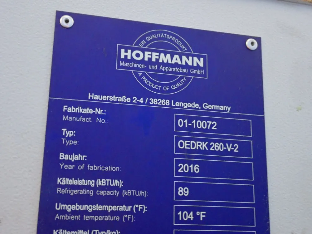 Used Hoffmann Suction Belt Filter | HGR Industrial Surplus