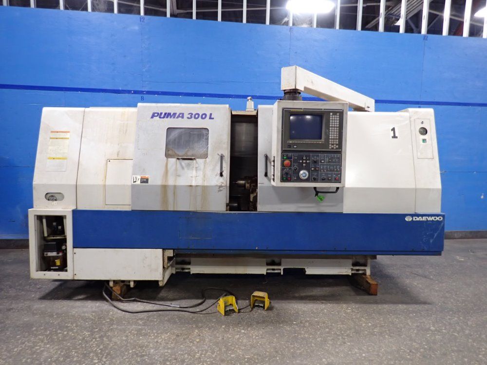 Used Daewoo 1999 Daewoo Puma 300l CNC Lathe | HGR Industrial Surplus