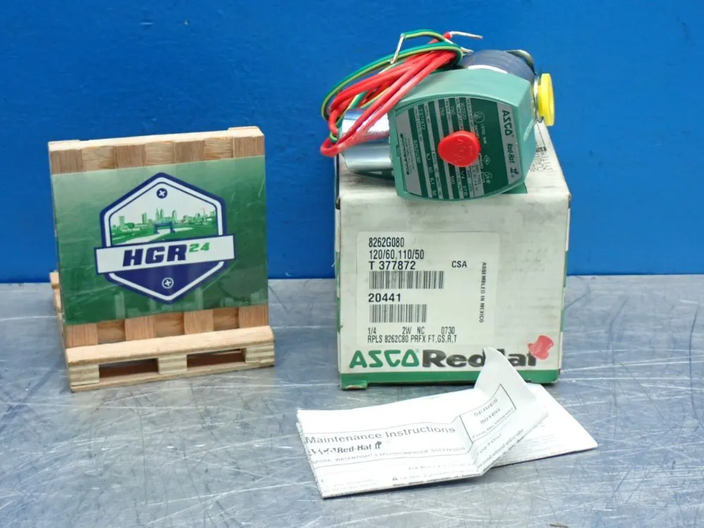 Asco Solenoid Valve Unit - 8262g080 | HGR*24