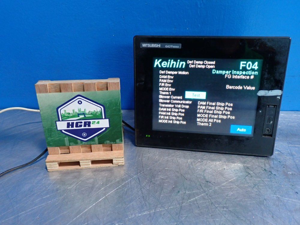 Mitsubishi Electric Got1000 Graphic Hmi Touch Panel - Gt1455-qtbde...