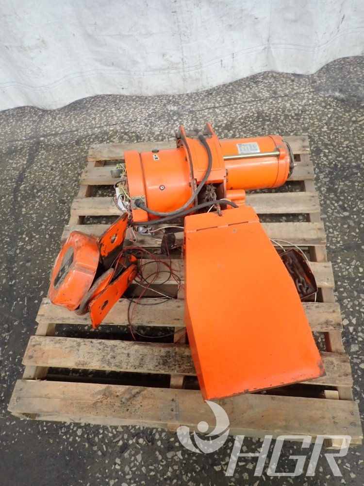 Used Nitchi Nitchi Mh-5d Electric Chain Hoist | HGR Industrial Surplus Used Nitchi Nitchi Mh-5d Electric Chain Hoist | HGR Industrial Surplus