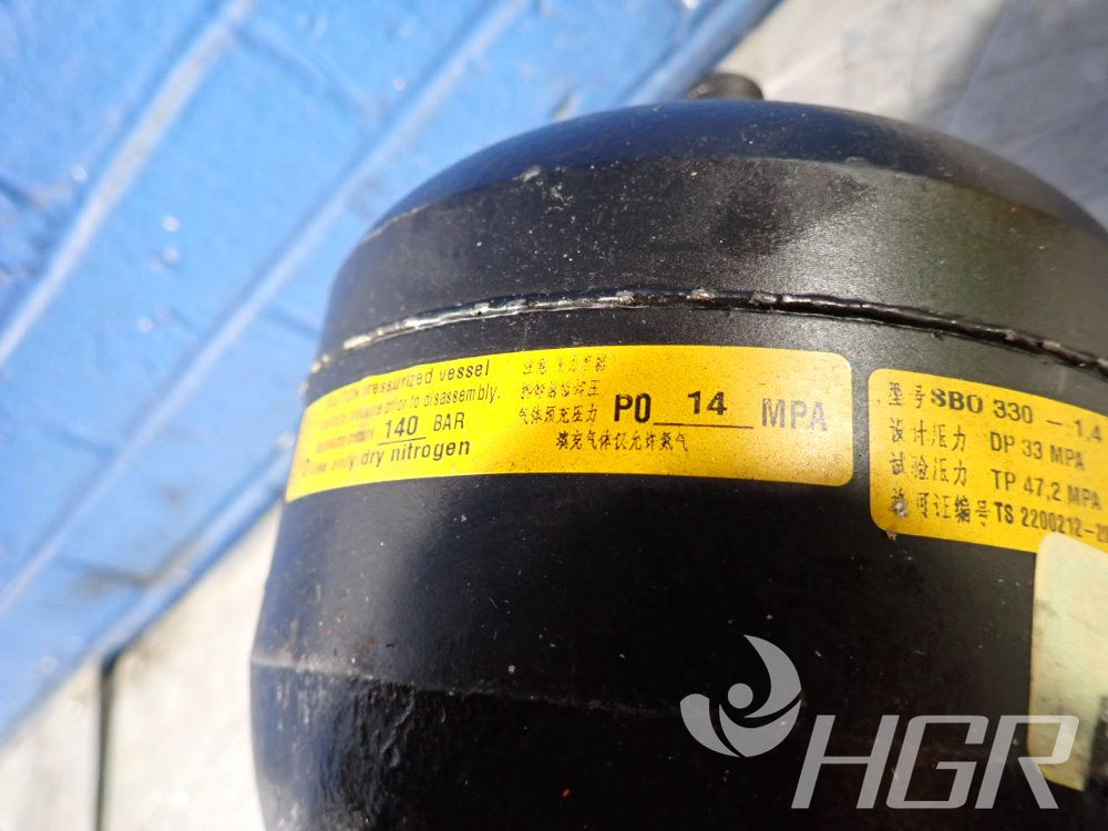 Used Hydac Bladder Actuator | HGR Industrial Surplus Used Hydac Bladder Actuator | HGR Industrial Surplus