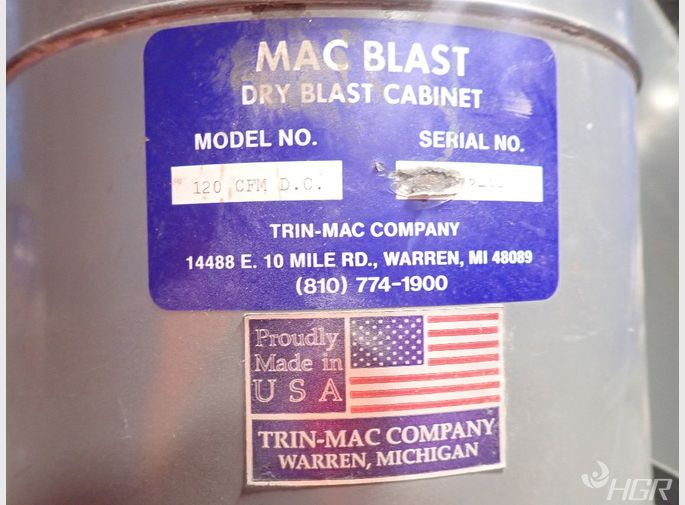 Used Mac Blast Blast Cabinet | HGR*24