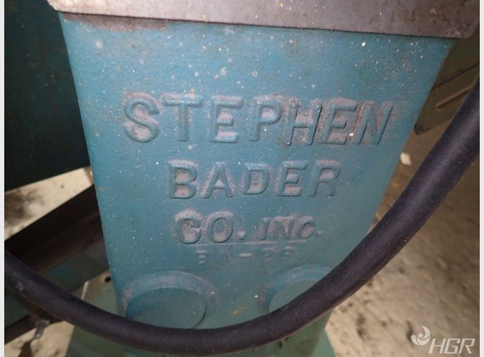 Used Stephen Bader Belt Sander Hgr Industrial Surplus