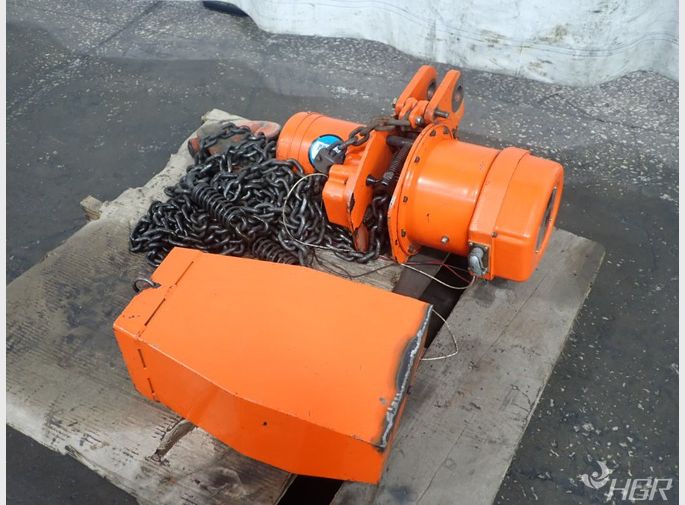 Used Nitchi Nitchi Mh-5d Electric Chain Hoist | HGR Industrial Surplus Used Nitchi Nitchi Mh-5d Electric Chain Hoist | HGR Industrial Surplus